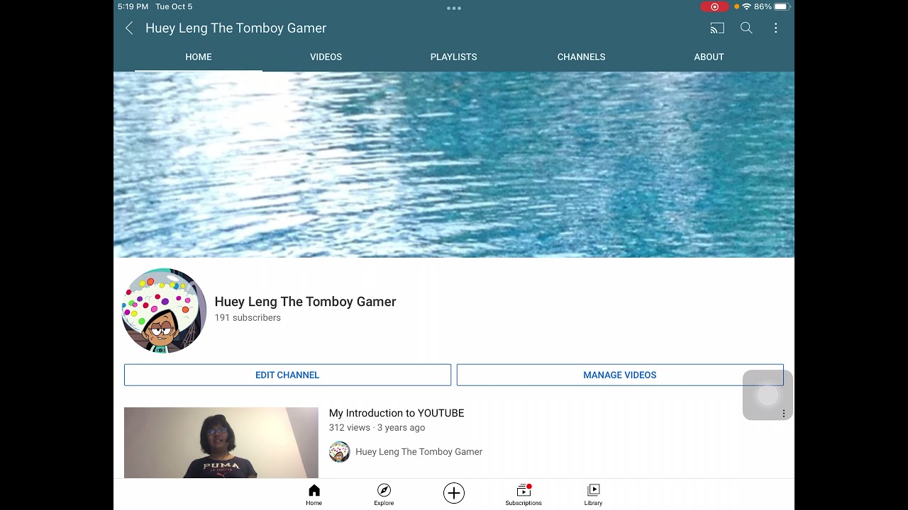 Subscriber glitch on my main YouTube channel with announcements - YouTube
