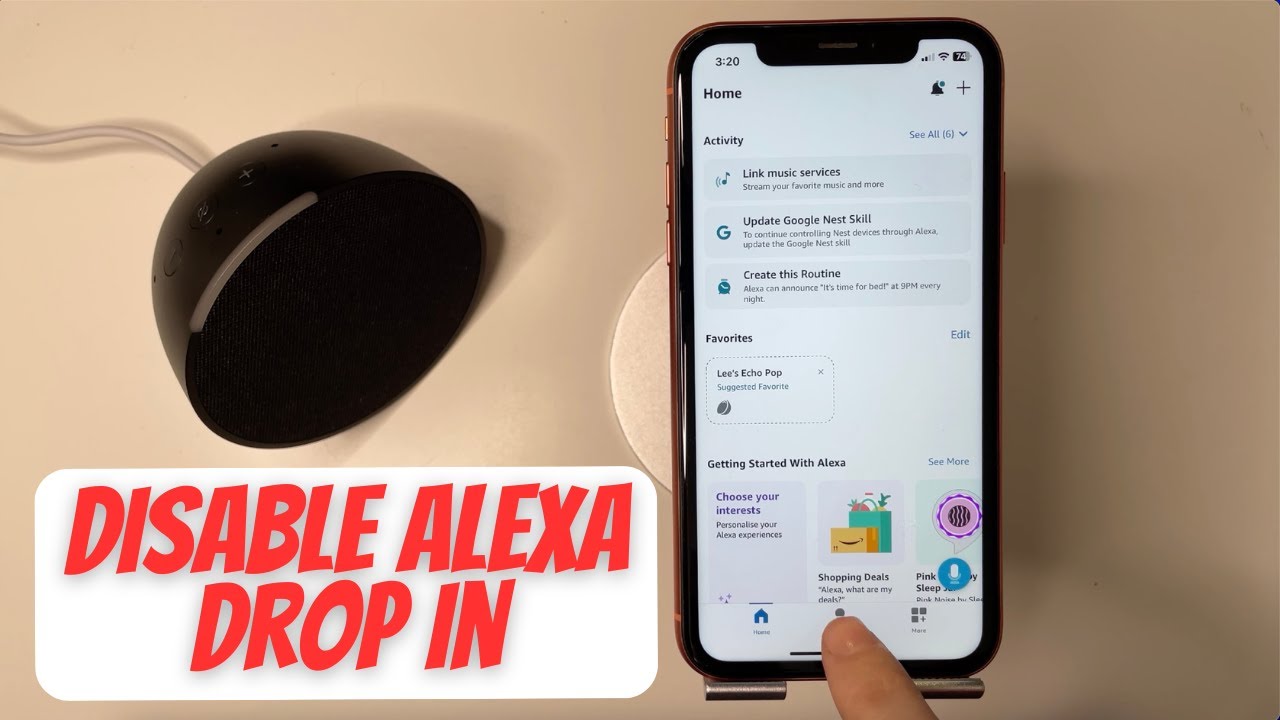 How to Disable Alexa Drop In - YouTube