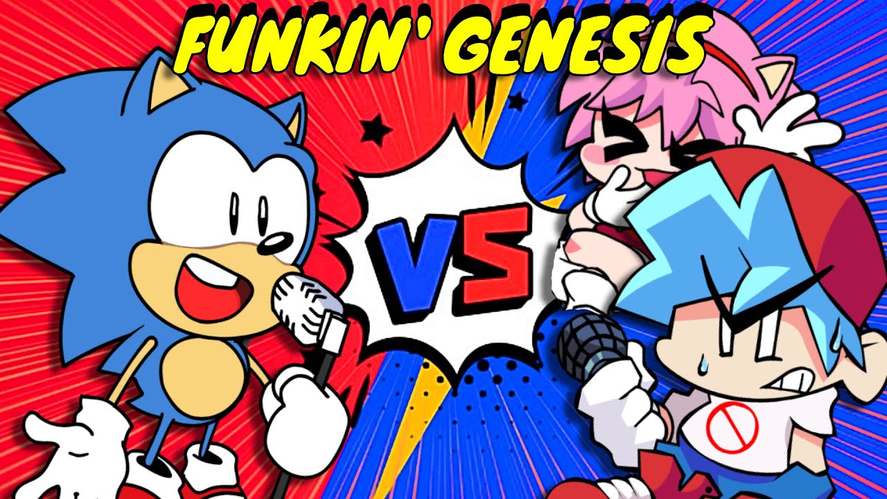 FNF FUNKIN' GENESIS #sonic #sonicthehedgehog - YouTube