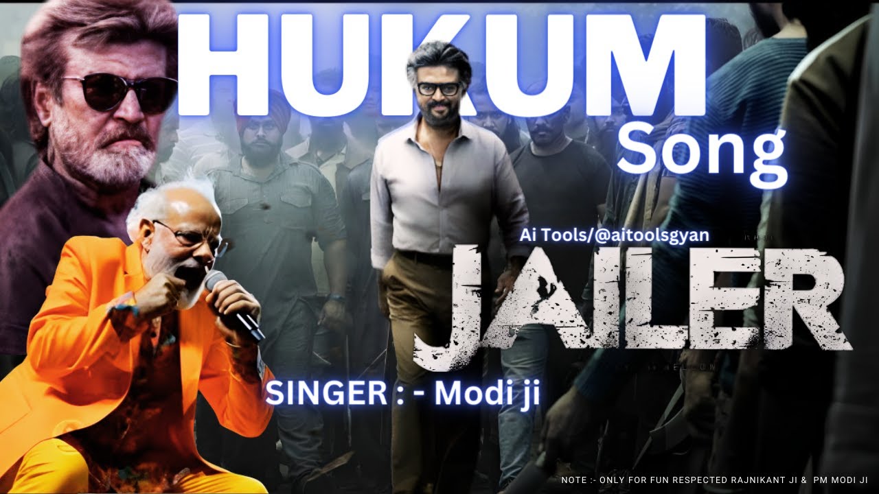Hukum Modi Ai Song | Narendra Modi ai song | Hukum Song | Jailor movie ...