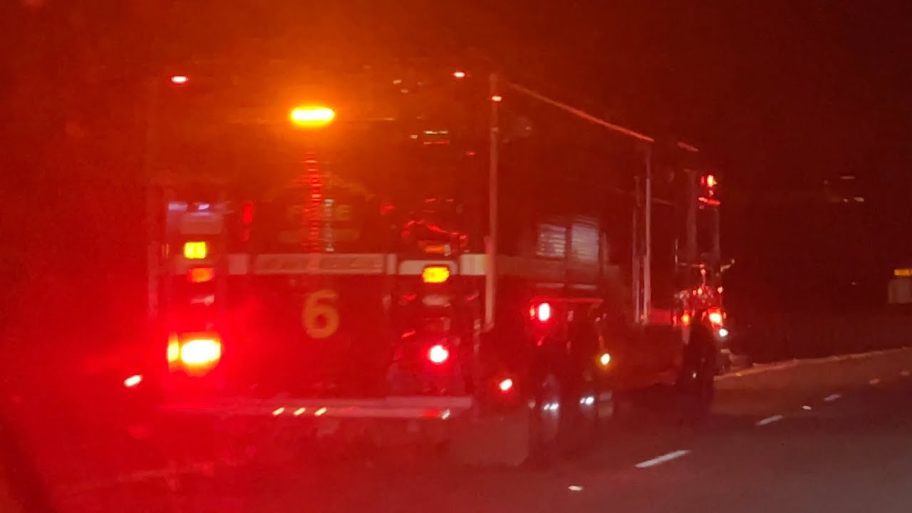 OCFA Heavy Rescue 6 Responding - YouTube