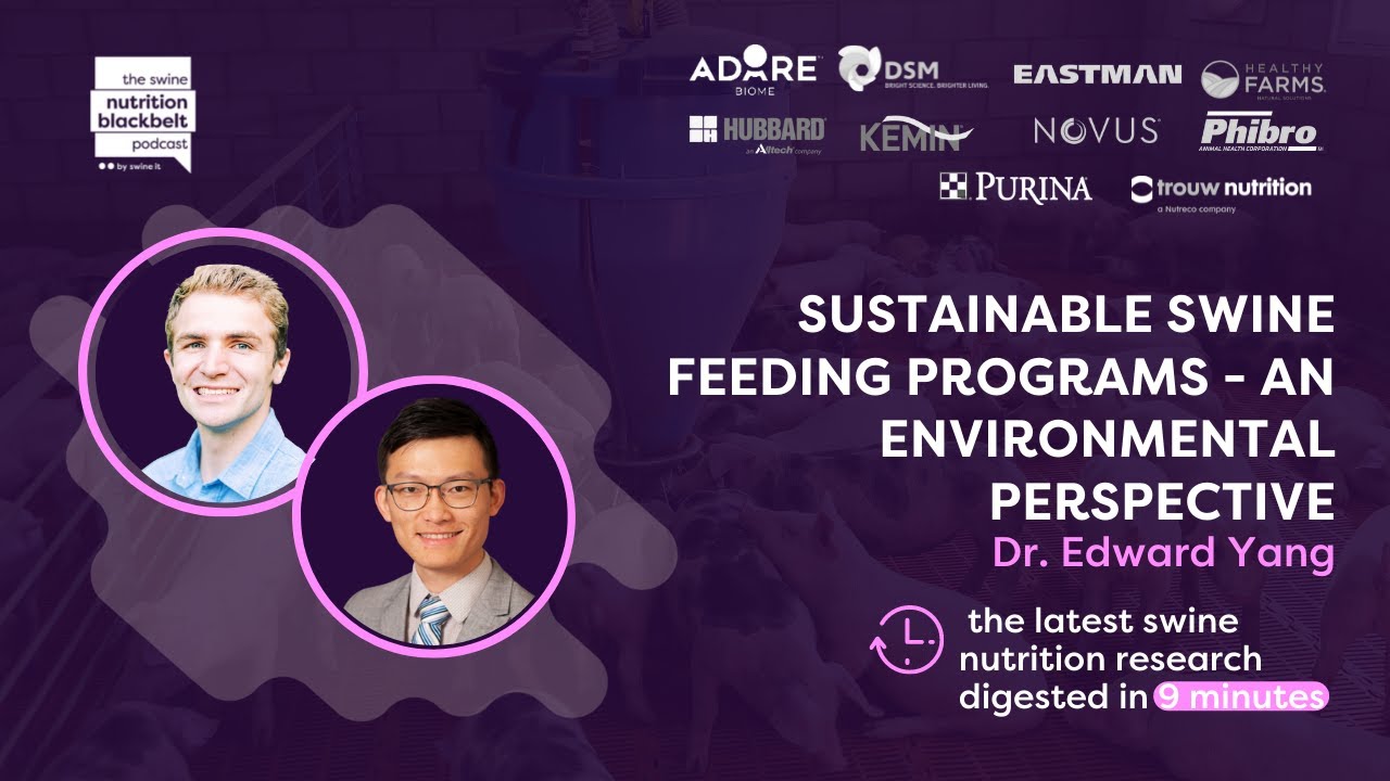 Dr. Edward Yang: Sustainable Swine Feeding | Ep. 33 - YouTube