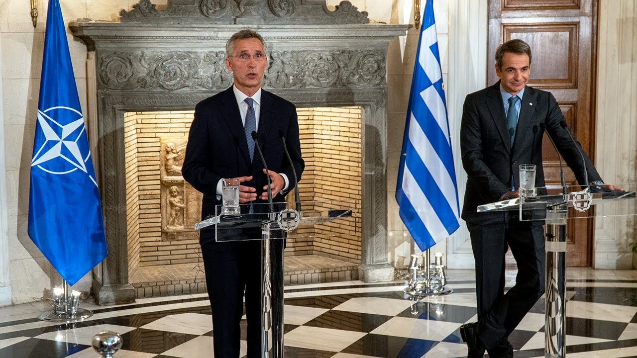NATO Secretary General with the Prime Minister of Greece🇬🇷 Kyriakos ...