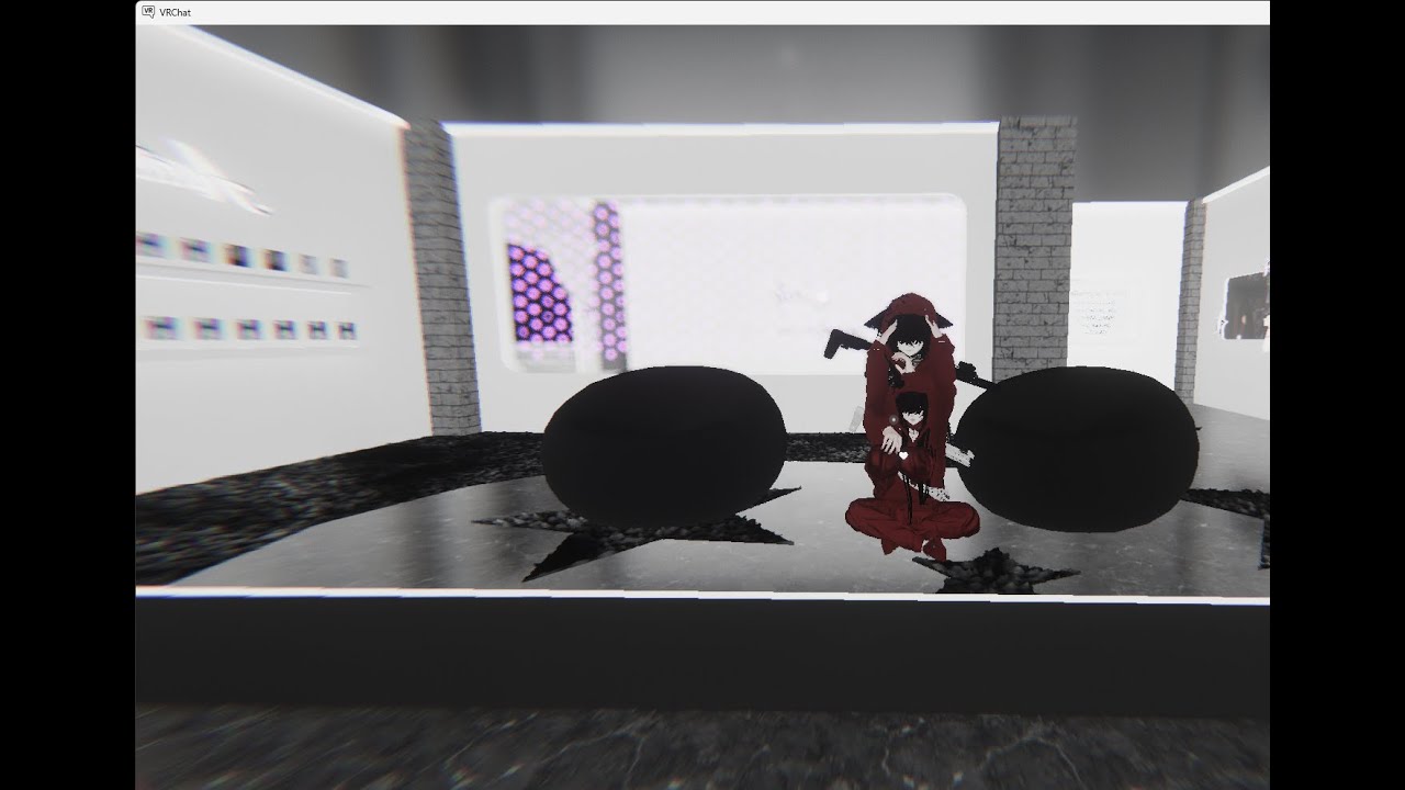 playing with friends in vrchat - YouTube