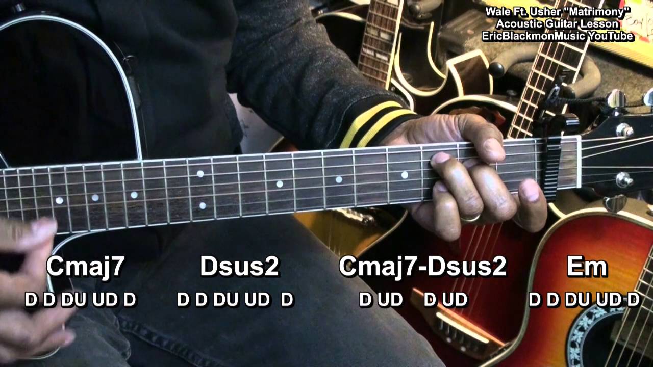 Matrimony Wale Ft. USHER How To Play On Guitar Easy Chords Tutorial ...