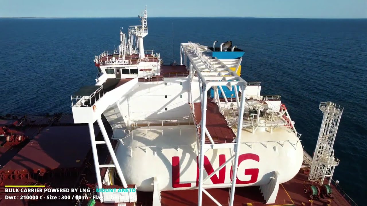 Mount Aneto - bulk carrier powered by LNG - YouTube