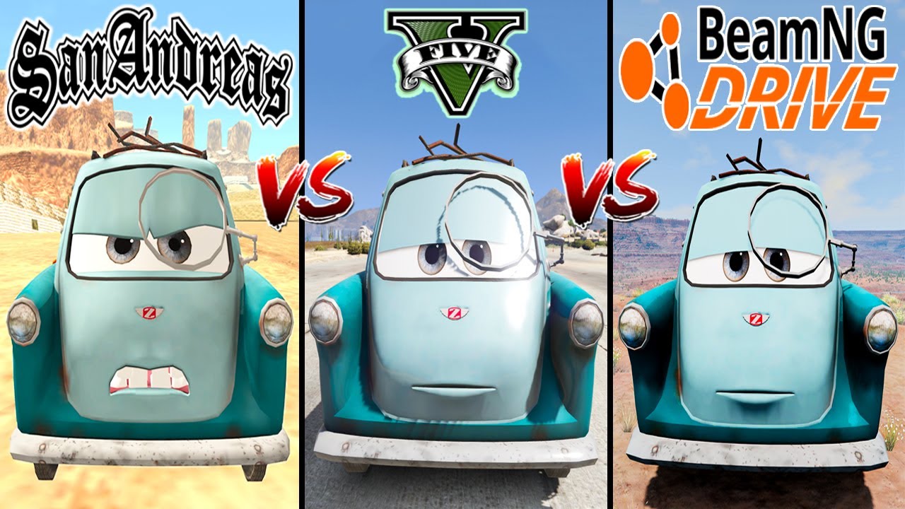 GTA San Andreas Professor Z VS GTA 5 Professor Z VS BeamNG Drive ...