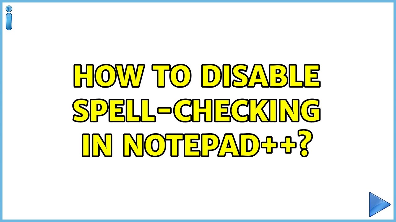 How To Disable Spell checking In Notepad 3 Solutions YouTube How To Disable Spell checking In Notepad 3 Solutions YouTube