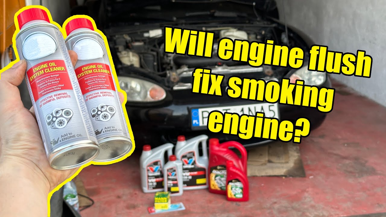 Do engine flush work? Trying to FIX my SMOKING engine - complete test ...