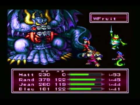Breath of Fire 2 -- Final Battle with Deathevn and Good Ending - YouTube