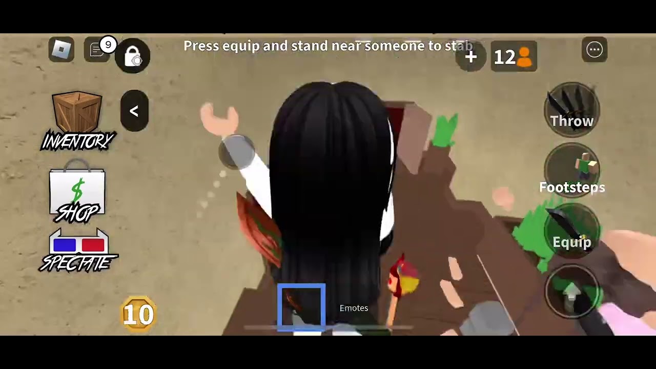 Mm2 round as murd! (srry if i camped) - YouTube