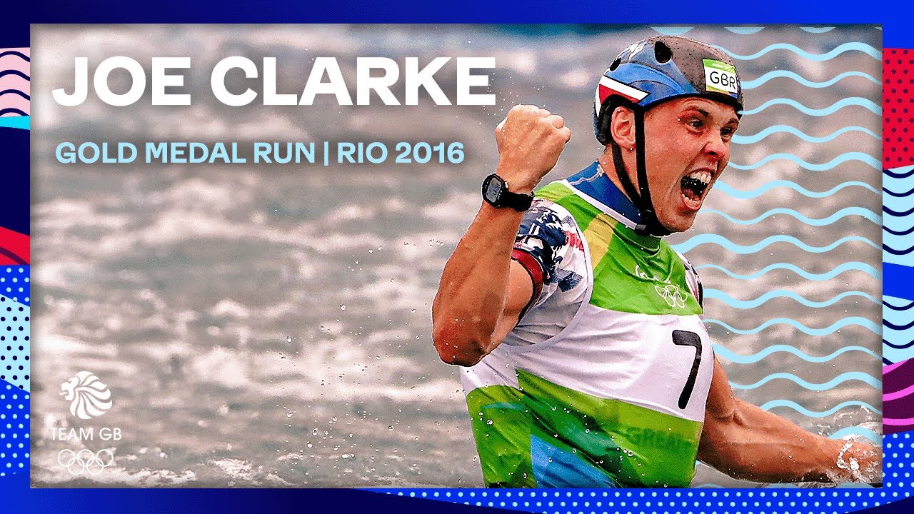 🥇 Joe Clarke WINS GOLD!! | Full K1 Gold Medal Run | Rio 2016 | Team GB ...