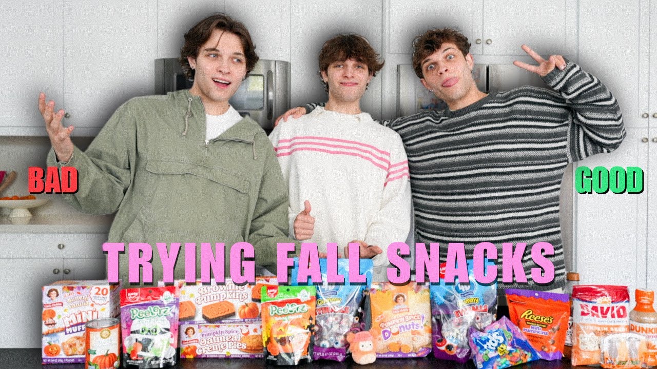 Trying limited edition fall snacks and candies!!! *part 2* - YouTube