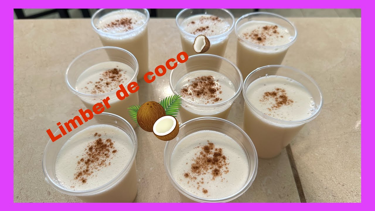 Receta de Limber de coco 🥥 - YouTube