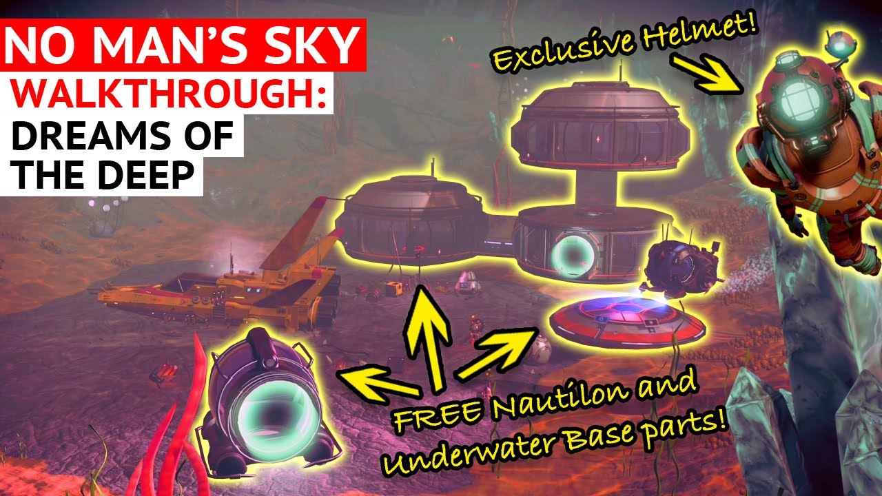 Unlock ALL Underwater Base Parts for FREE | No Man's Sky - YouTube