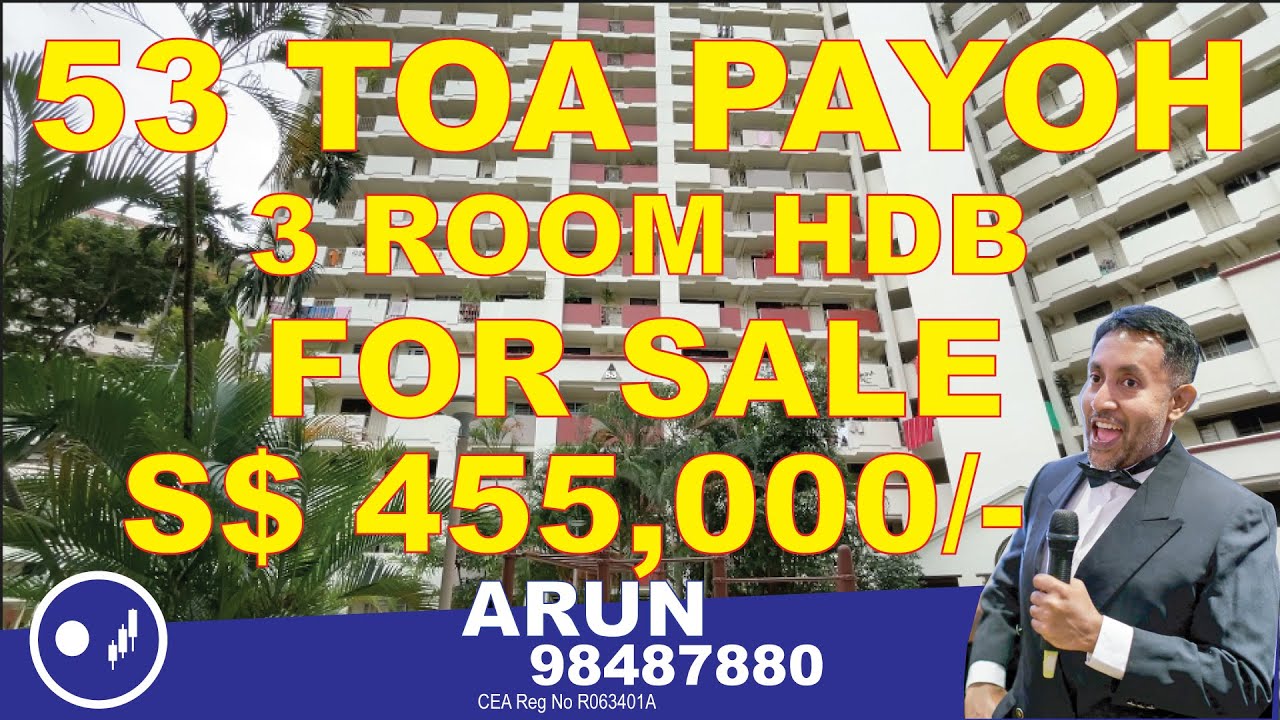 53 Toa Payoh - 3 Room HDB For Sale - YouTube