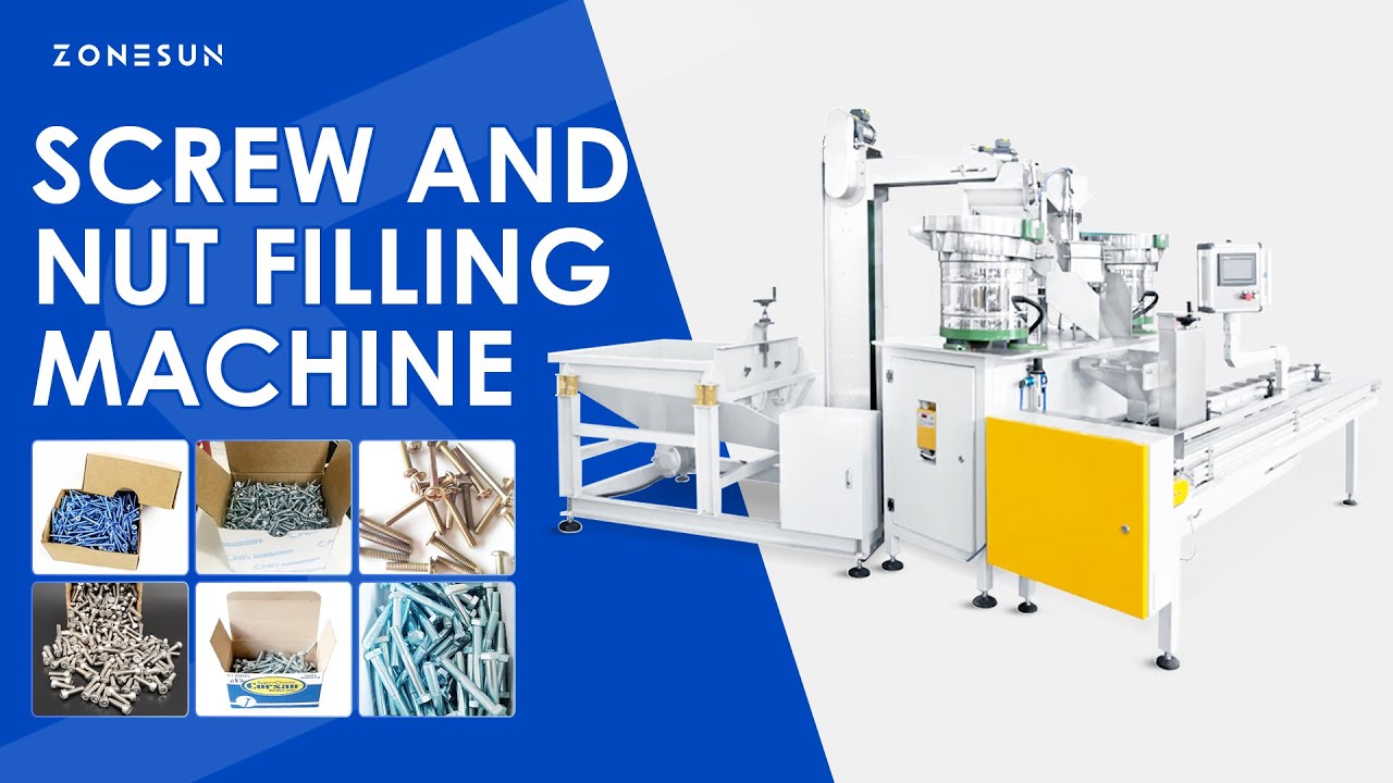 ZONESUN ZS-LSM15 Nut and Bolt Fasteners Hardware Packing Machine ...