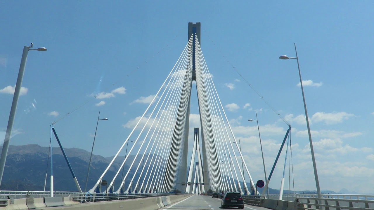 Gulf of Corinth - bridge - YouTube