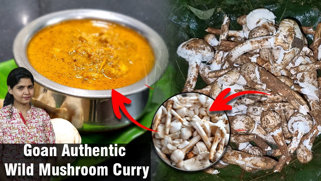 Wild mushroom curry | How to make mushroom curry | Goan mushroom xacuti ...