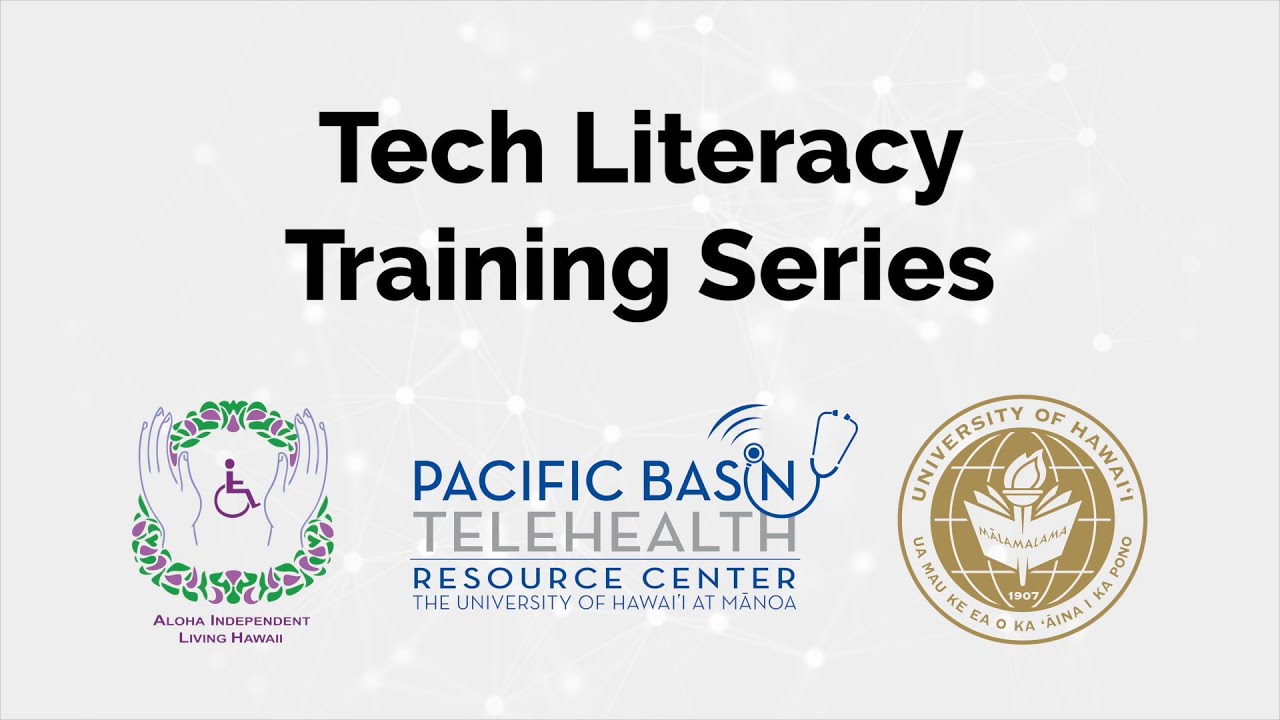 Tech Literacy Training Series Introduction - YouTube