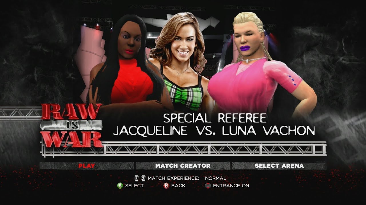WWE '13: Jacqueline vs Luna - YouTube