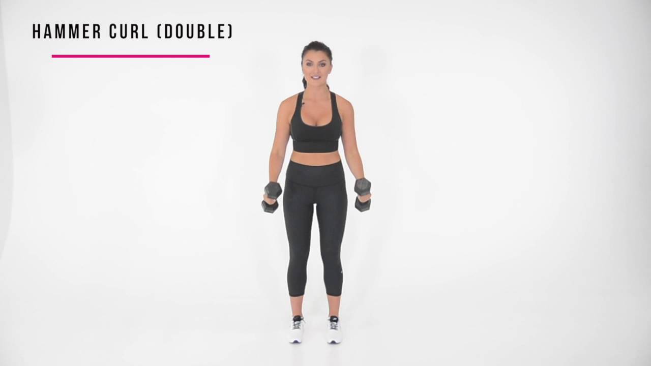 How to Do Double Hammer Curls I Sexyfit Coaching - YouTube