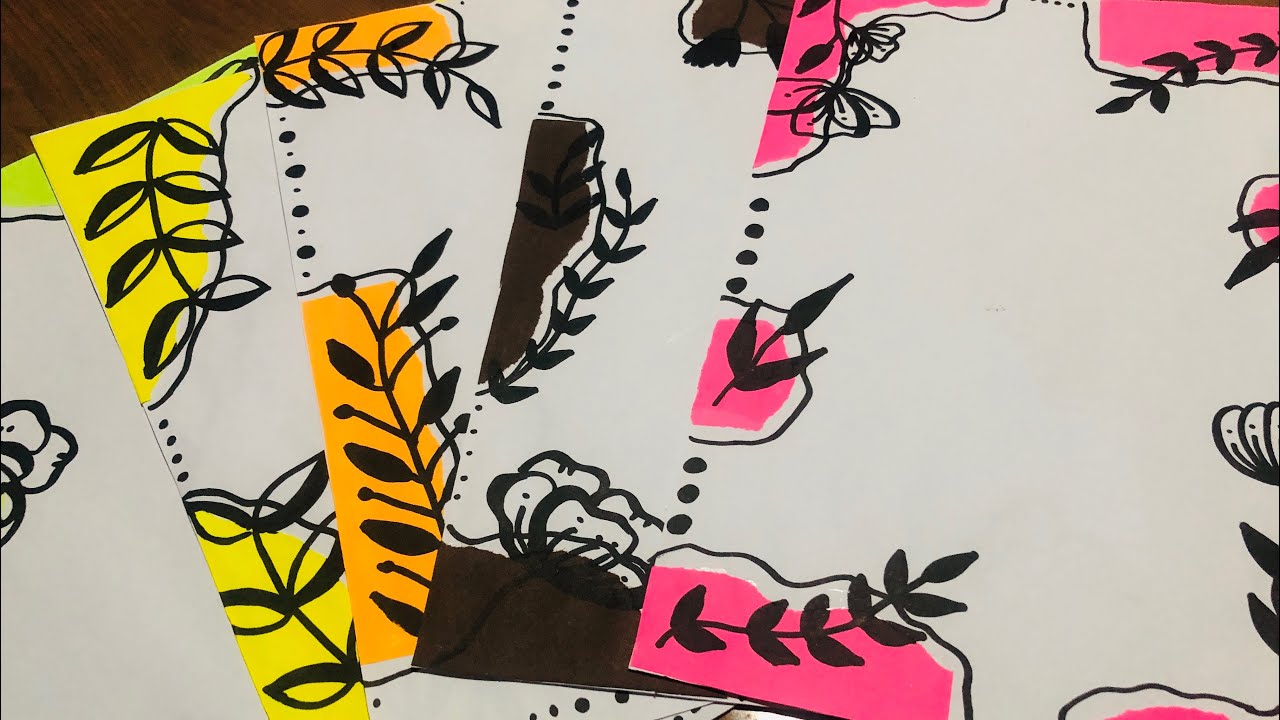 Aesthetic Border Design Ideas - YouTube