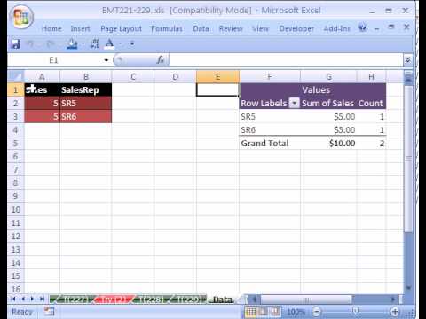 Excel Magic Trick #229: Dump Data Pivot Table Macro - YouTube