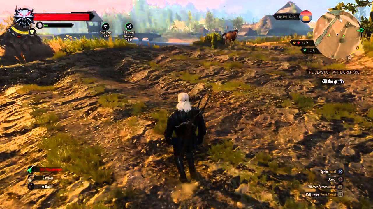 The Witcher 3 PS4: Royal Griffin Boss Gameplay (Death March) - YouTube
