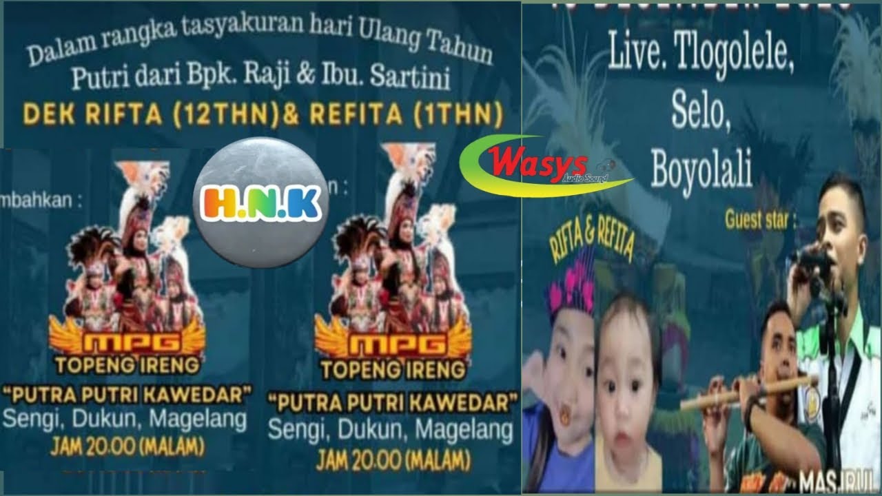 🔴 Live Streaming Topeng Ireng Putra Putri Kawedar (PPK)Ft.Irul SR,Rudy ...