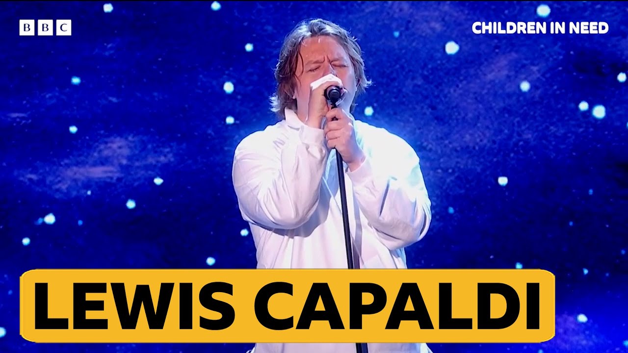 Lewis Capaldi performs at BBC Children in Need 2022 - YouTube