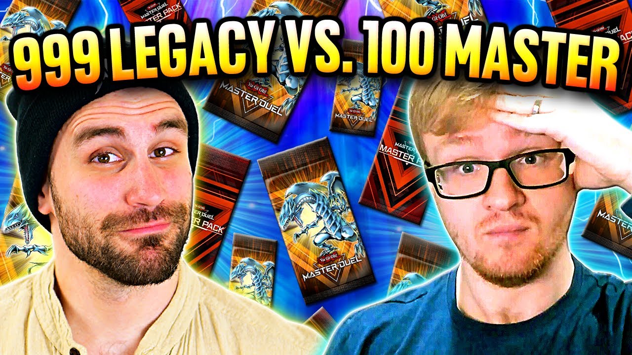 999 LEGACY PACKS vs 100 MASTER PACKS!! - YouTube
