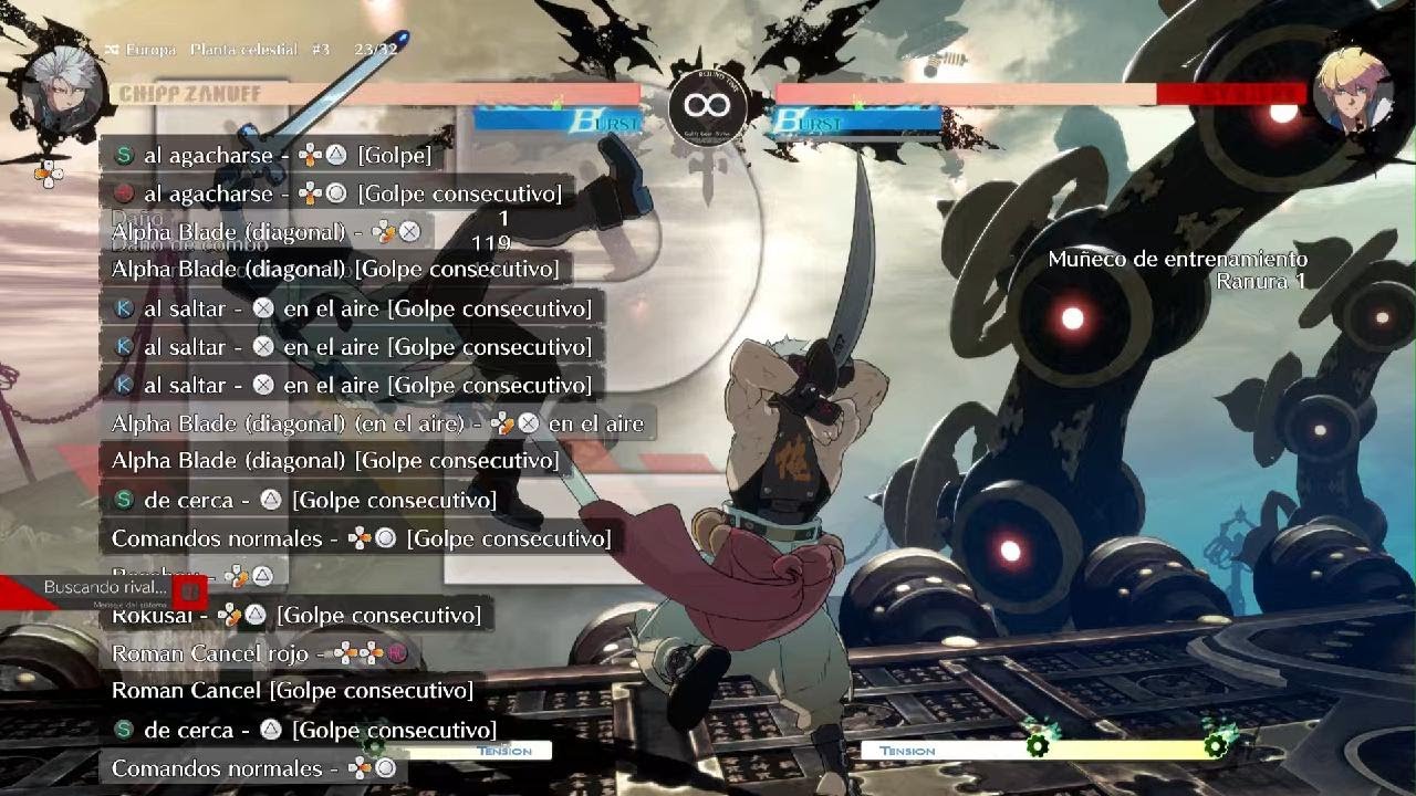 Guilty Gear -Strive- Chipp Bnb mid screen - YouTube