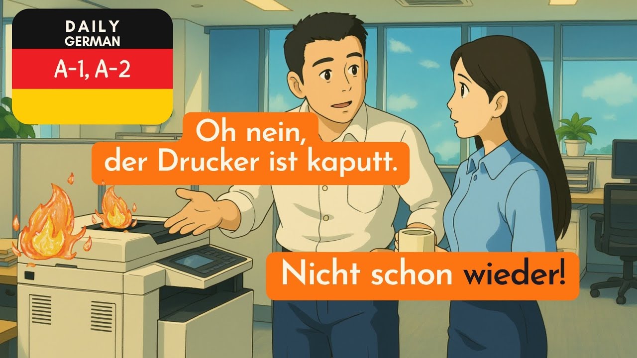 Basic dialogues for beginners A1 level German speaking exercise |10 ...