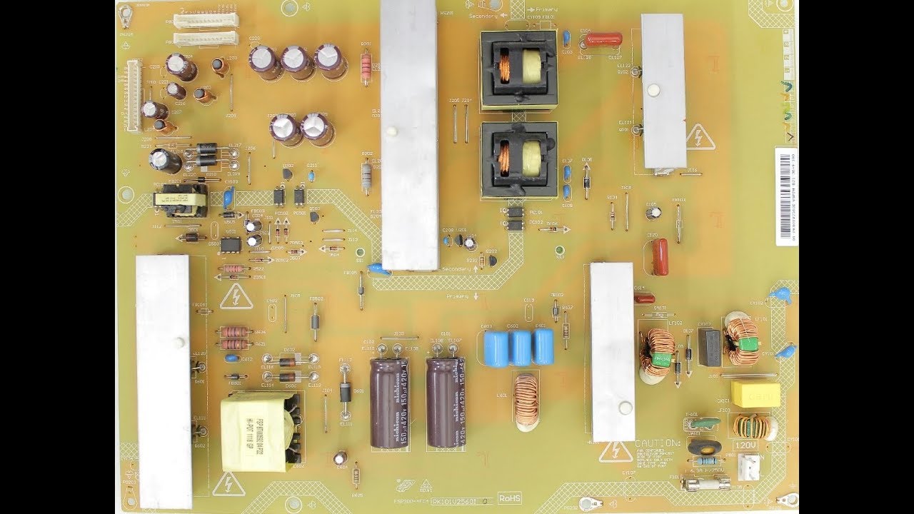 298 Fonte da TV LCD Sanyo DP55441 parte 2 Leitura do esquema - YouTube