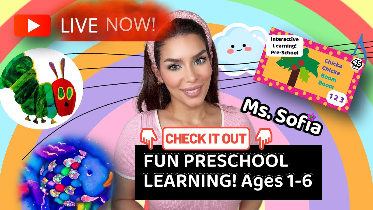 🌈Fun Preschool Learning 🎉 Chicka Chicka Boom Boom | Counting & ABCs Fun ...