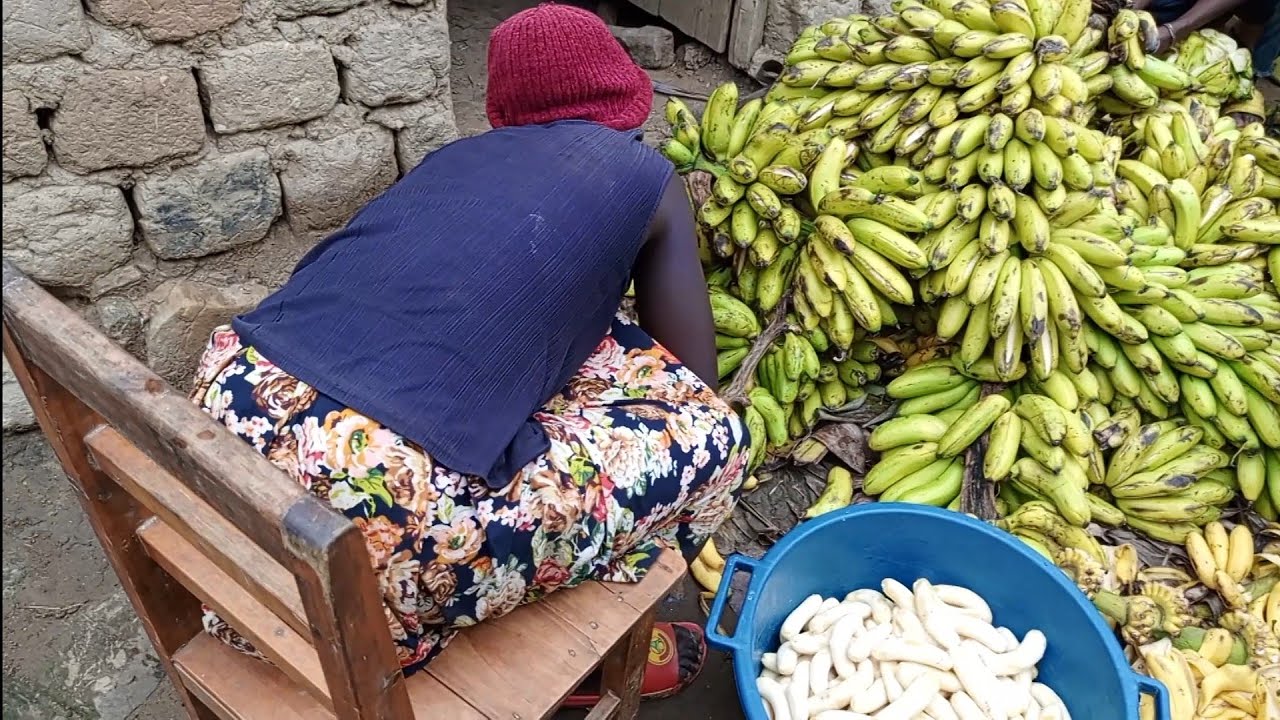 Uko benga imineke ikavamo umutobe // Ubuzima bwo mu Cyaro // Banana ...