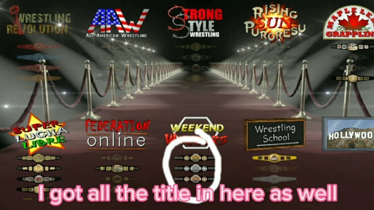 I GOT ALL THE TITLES ON WEEKEND WARRIORS THIS TIME! - Wrestling Empire ...