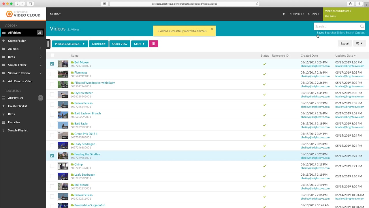 Organizing Videos Using Folders - YouTube