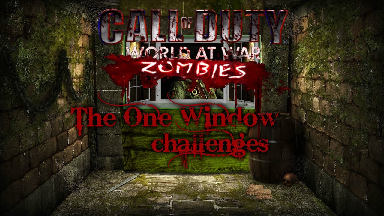World at War custom zombies one window challenge - YouTube