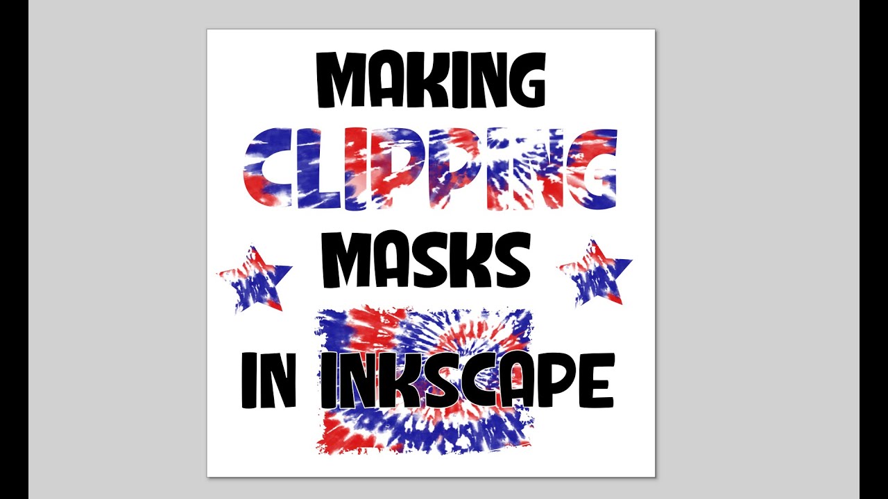 Clipping Masks Inkscape - YouTube