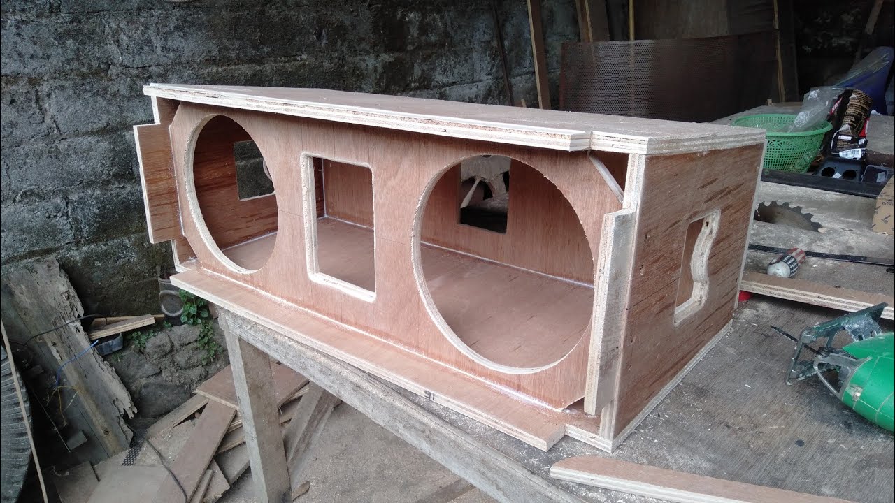 SKEMA BOX LINE ARRAY 10 INCH DOUBLE MODEL BARU // DETAIL UKURAN LENGKAP ...