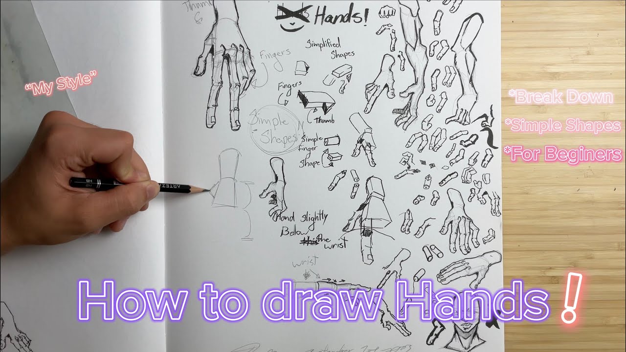 How to draw Hands for Beginners!! - YouTube