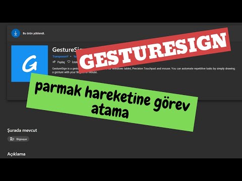 GestureSign programı ile parmak hareketlerine görevler atayın