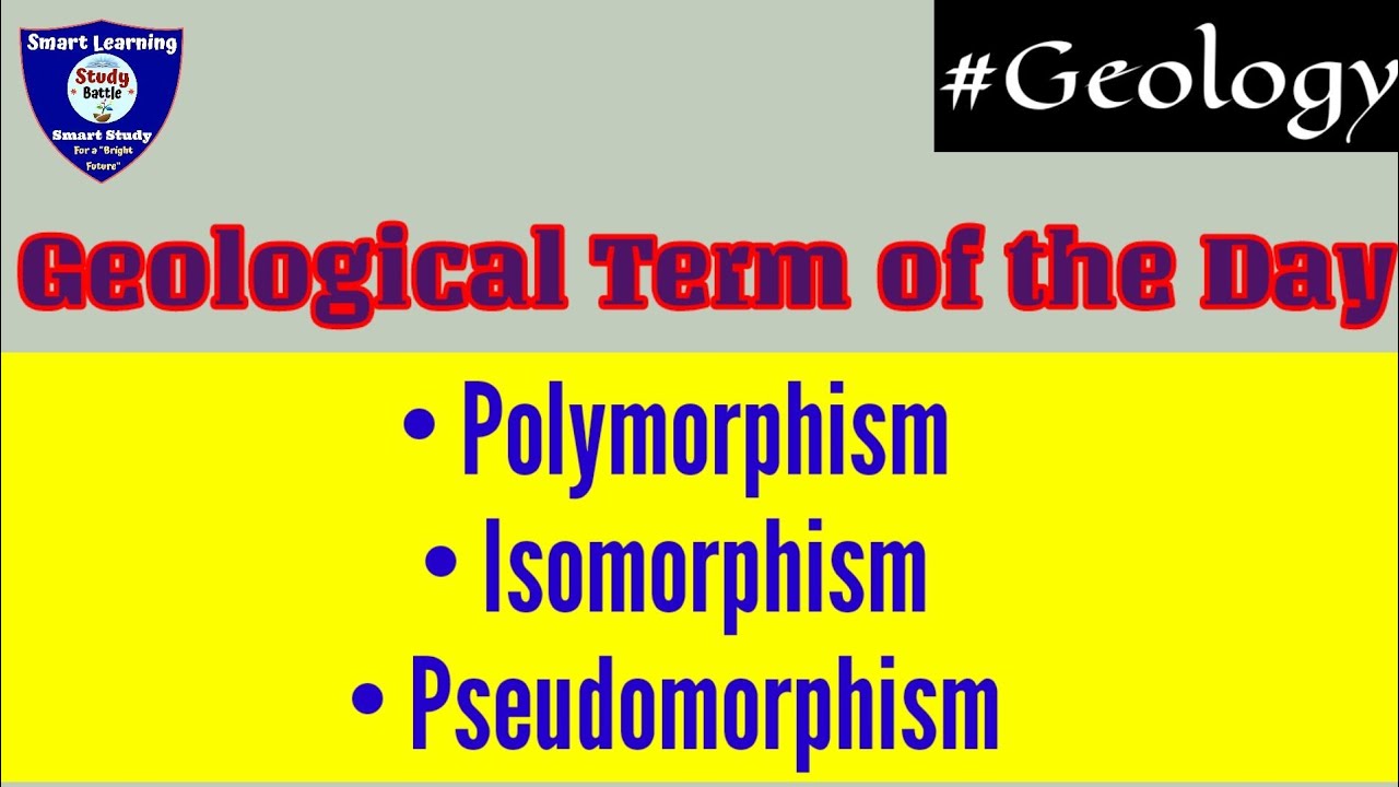 Polymorphism, Isomorphism, Pseudomorphism. GTOTD 🔥🔥 Mineralogy. - YouTube