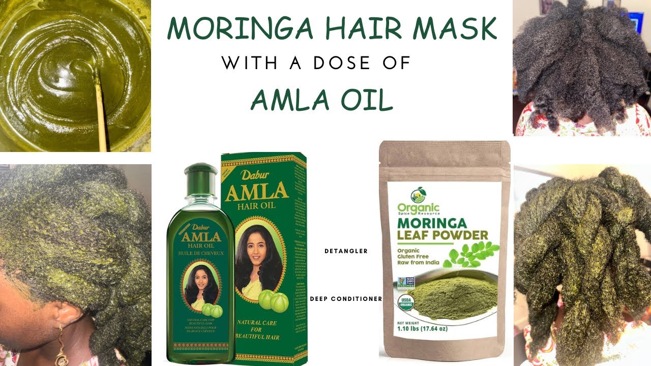 DIY MORINGA HAIR MASS FOR LONG & THICK HAIR| HYDRATING HAIR MASK| 4C ...