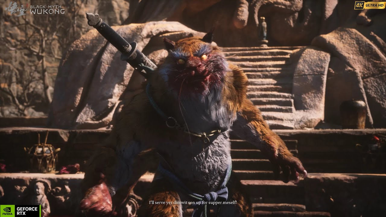 Black Myth Wukong RTX 4090 Realistic Gameplay PART 7 Kill Prince of ...