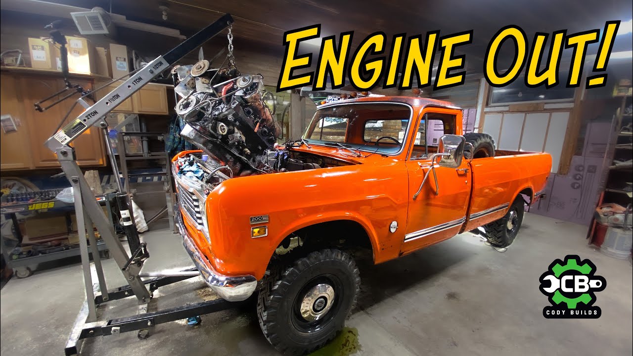 1975 International Harvester Engine Pull – Removing & Degreasing the IH ...