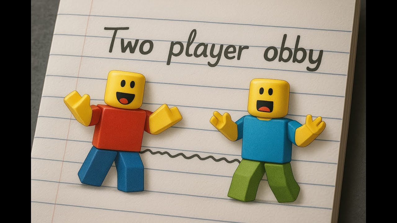 PLAYING TWO PLAYER OBBY - YouTube