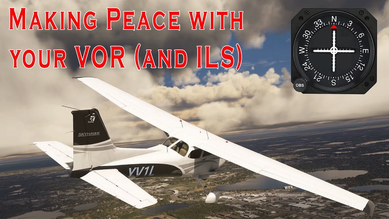 Demystifying the VOR (and ILS) instruments - YouTube